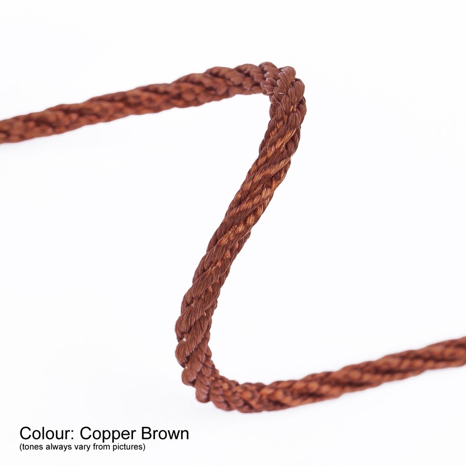 Neotrim 4mm Barley Twist Rope Cord Trimming,Braided Piping Poly Viscose ...