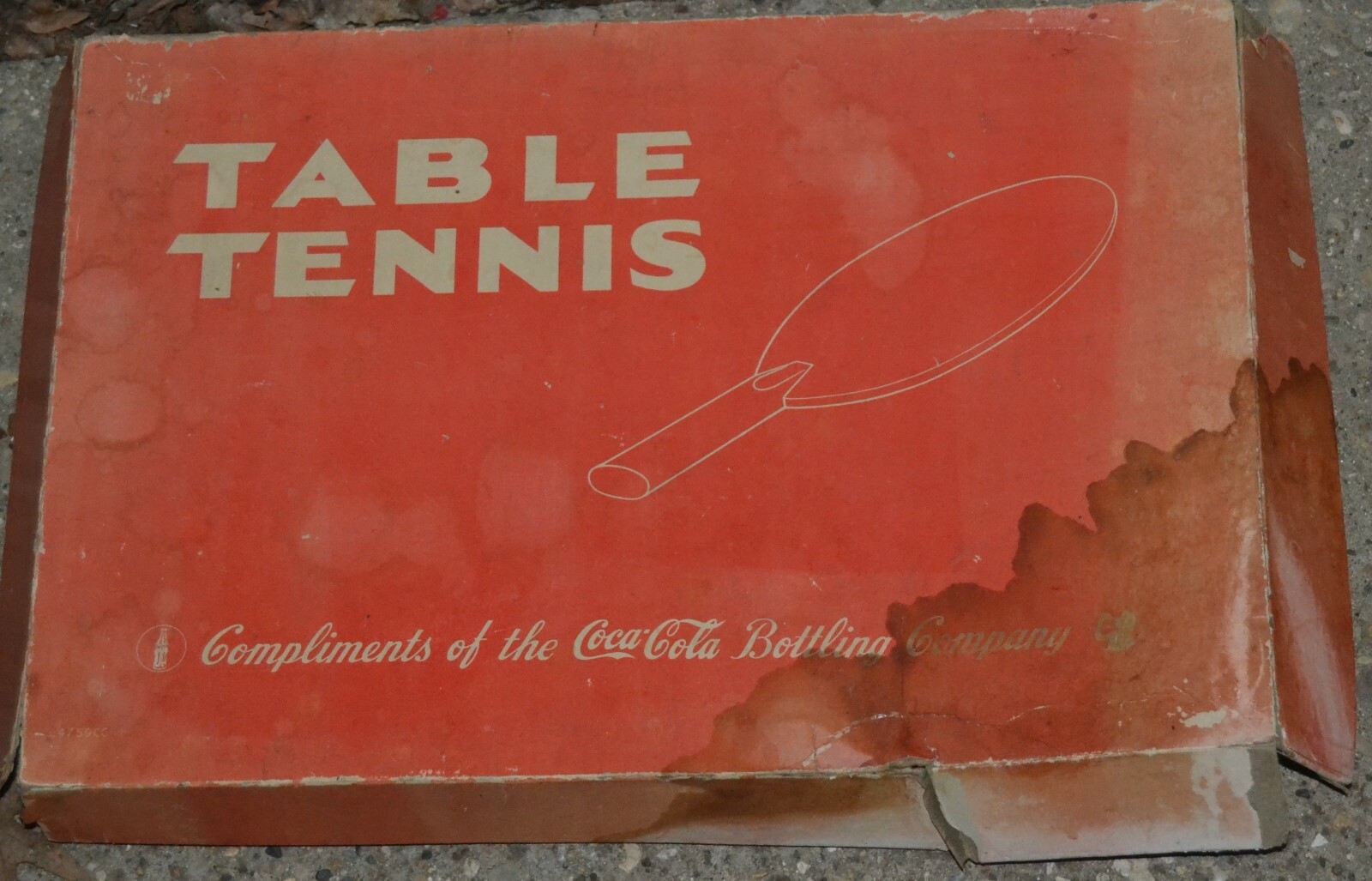 Vintage Coca Cola Table Tennis Set Milton Bradley Ping Pong | eBay