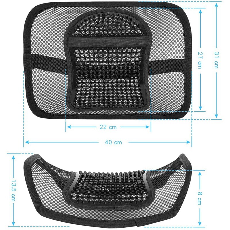 Mesh Back Support for Office Chair, Lumbar/Chair Back Support with ...