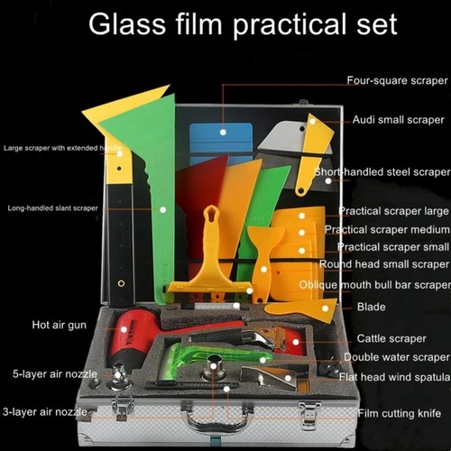Auto Glass Film Tool Set Specialized Toolkit Small, Medium and Large ...