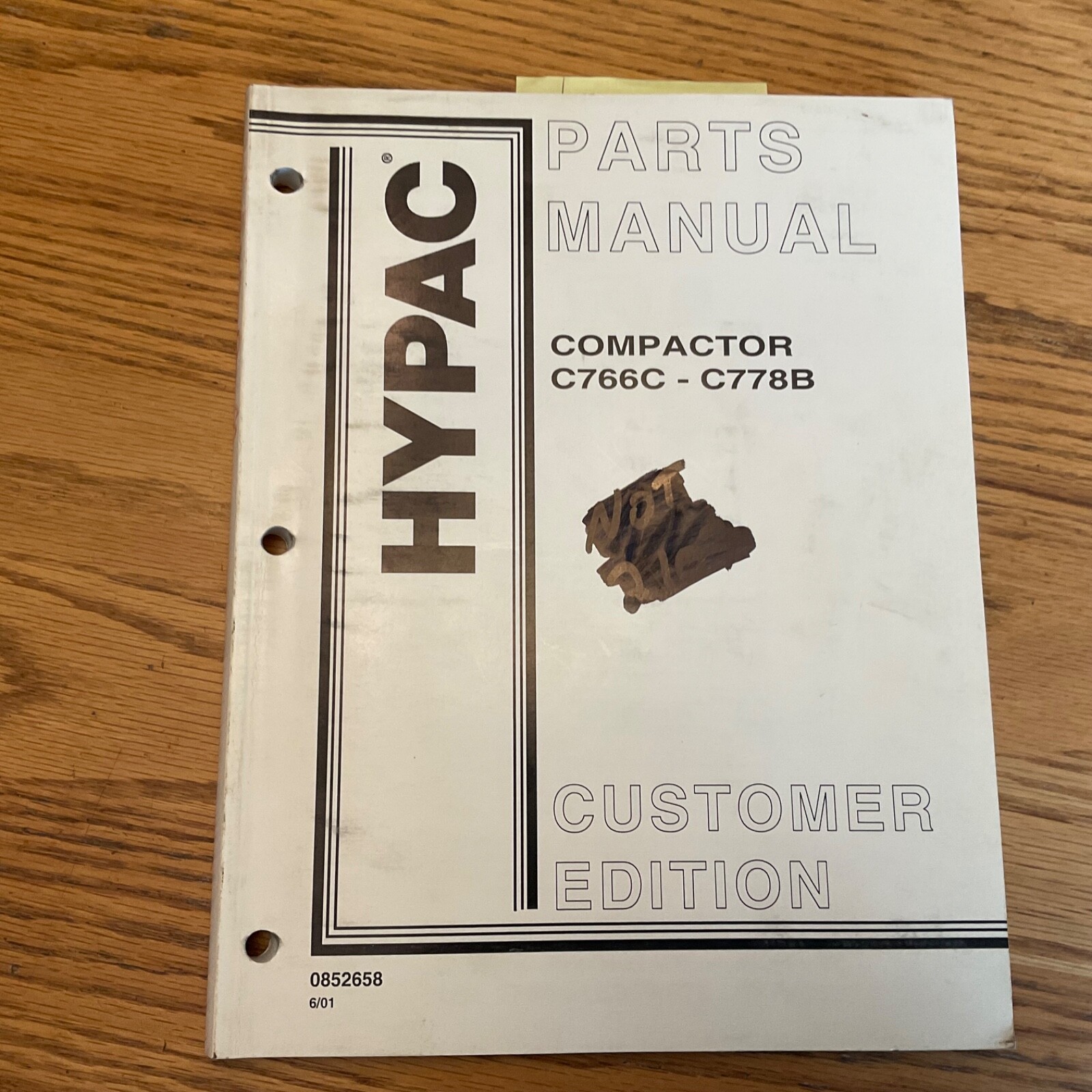 Hypac Bomag C766C & C778B COMPACTOR PARTS MANUAL BOOK CATALOG VIB ...