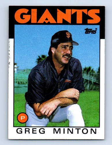 1986 Topps Greg Minton San Francisco Giants #310 | eBay
