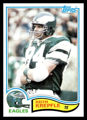 1982 Topps #449 Keith Krepfle Philadelphia Eagles Football Card EX/NM ...