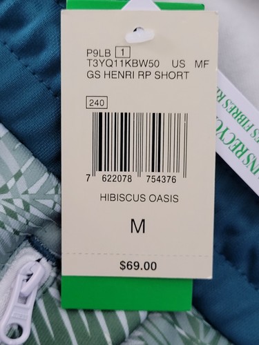 Guess Men's Hibiscus Track Suit Jacket & Shorts Set Size Medium NWT ...