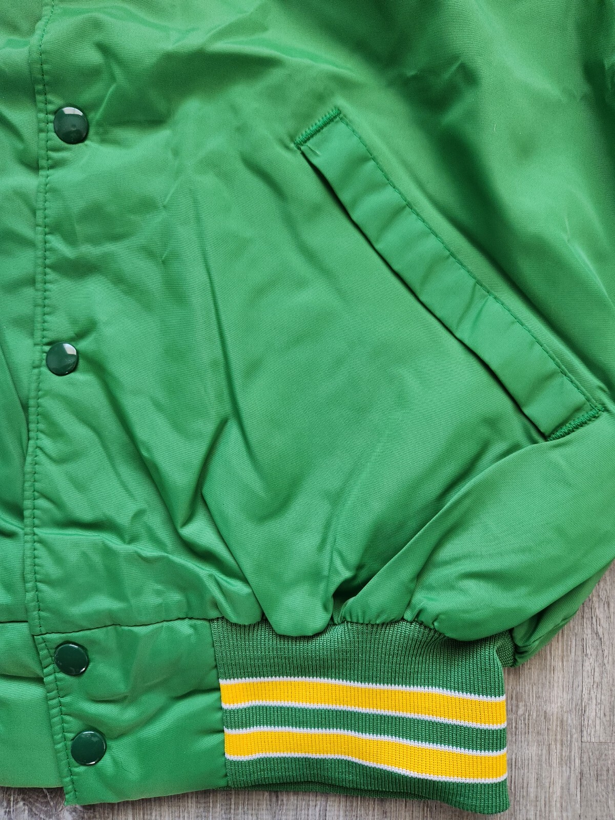 Vintage Dunbrooke Pla-Jac Green Jacket Snap Liberty A… - Gem