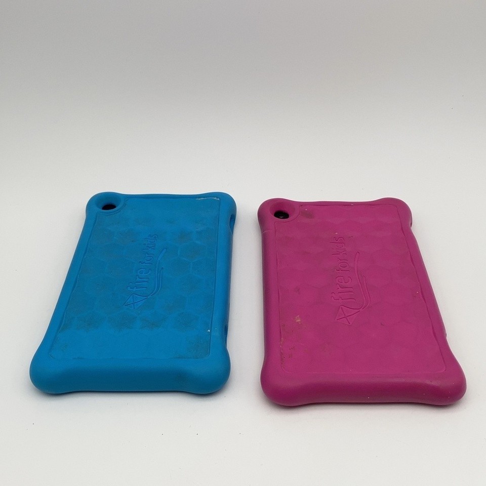 2x Amazon Fire for Kids Tablets Joblot Blue & Pink Untested Spares ...