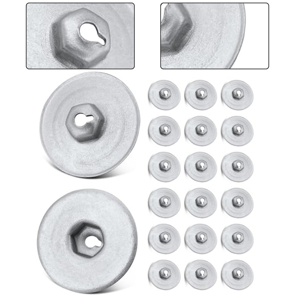 Car Maintenance Heat Shield Repair Kit 30mm Clamping Washers For BMW ...