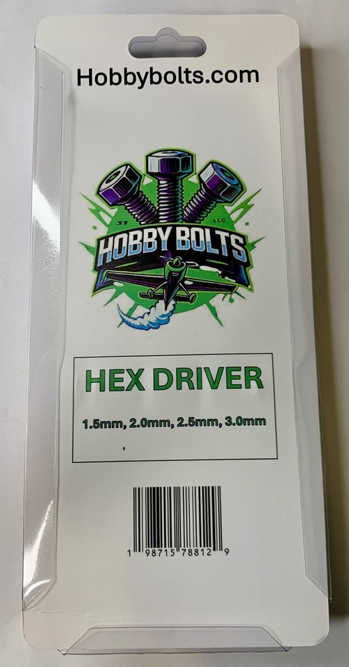 Hobby Bolts 4Pc Metric Hex Driver Set. RC Racing Allen Wrench ...
