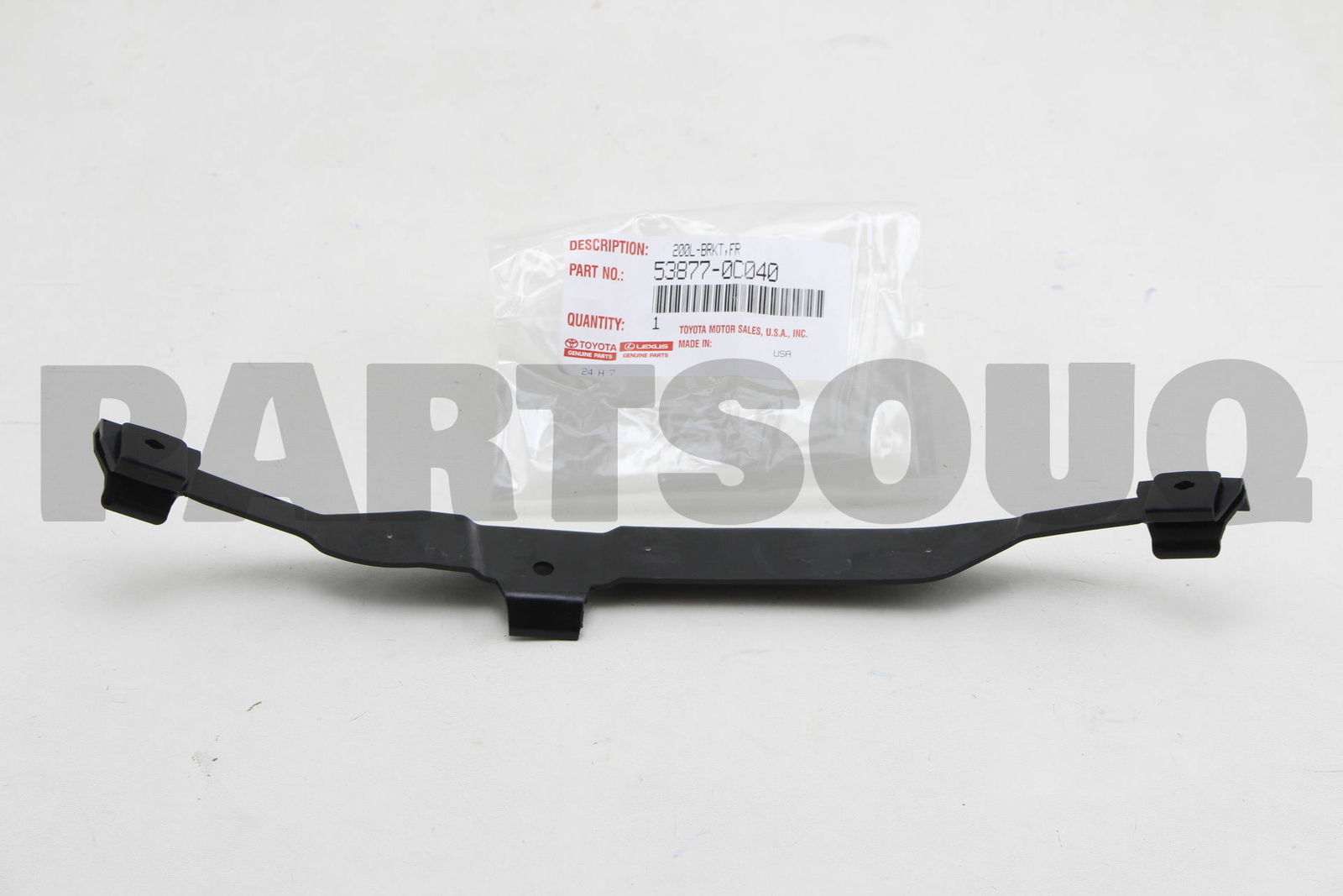 538770C040 Genuine Toyota BRACKET, FRONT FENDER LINER, RH 53877-0C040 ...
