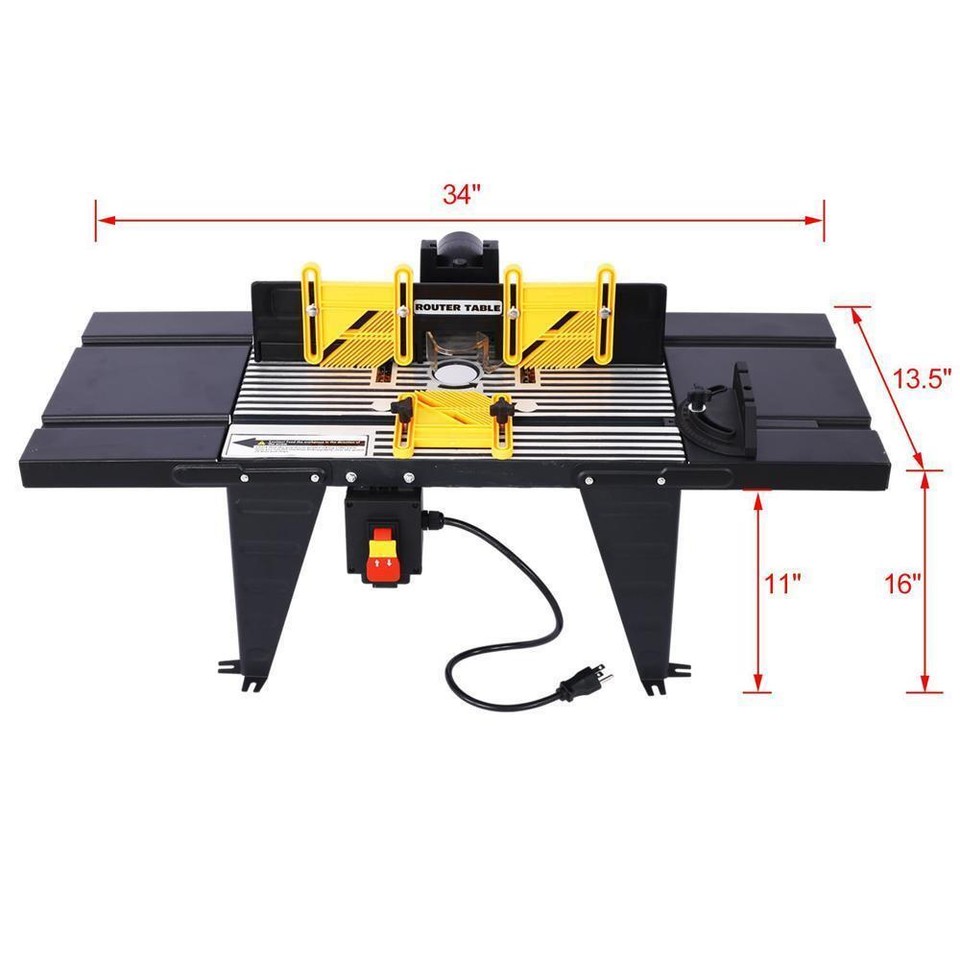 Electric Benchtop Router Table Wood Working Craftsman Tool 34 x 13.5 ...