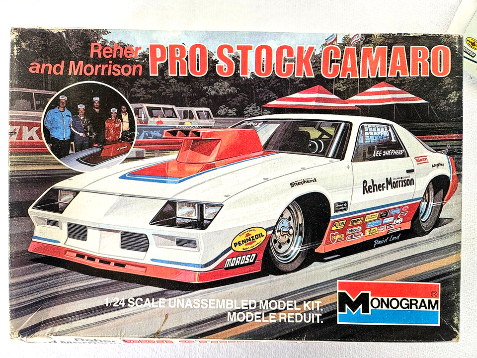 Monogram Reher Morrison Pro Stock Camaro 1/24 Plastic Model Kit 2216 ...