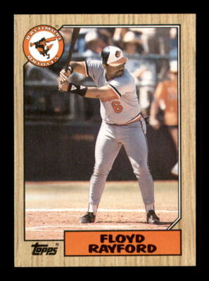 1987 Baseball Topps Floyd Rayford Baltimore Orioles #426 3 | eBay