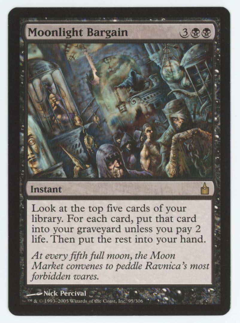 MTG Moonlight Bargain #95/306 Ravnica: City of Guilds Rare | eBay