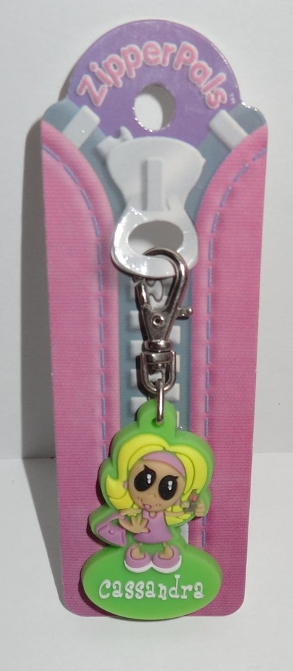 Zipper Pulls Kids Name Tag Zipper Pals ID Charm Backpack Bag Choose ...