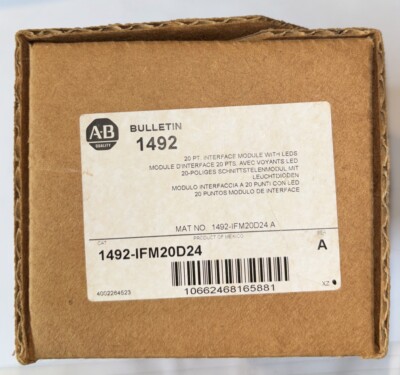 NIB Allen Bradley 1492-IFM20D24 Interface Module LED Indicating | eBay