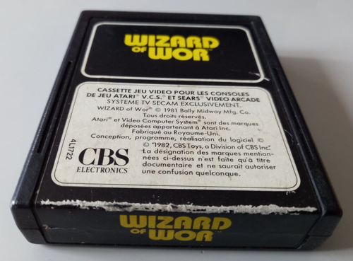 Jeu Atari 2600 "Wizard of Wor" version SECAM en loose (N°8692S) | eBay
