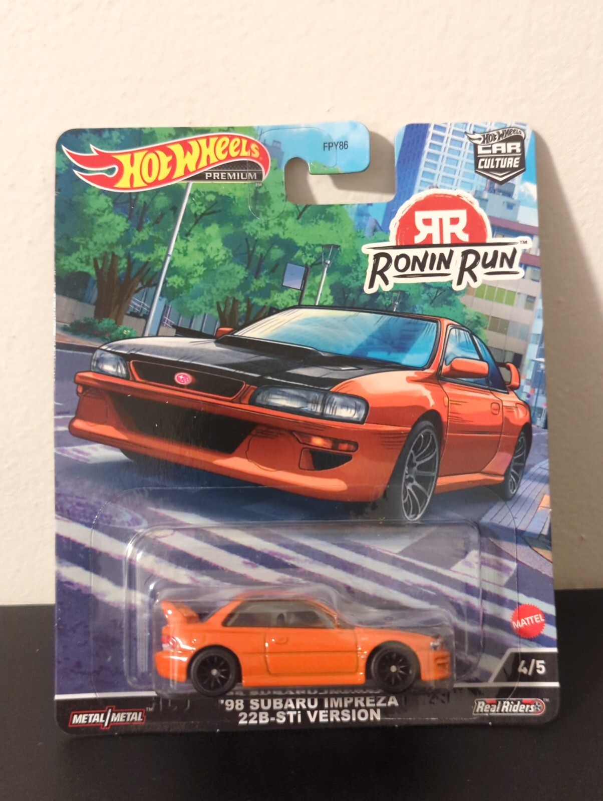 98 Subaru Impreza 22B STi-Version (Orange) - Ronin Run - Hot Wheels ...