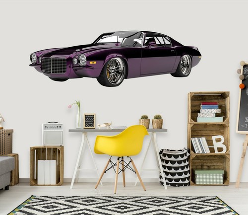 3D Grape Purple G1071 Car Wallpaper Mural Poster Transport Wall ...