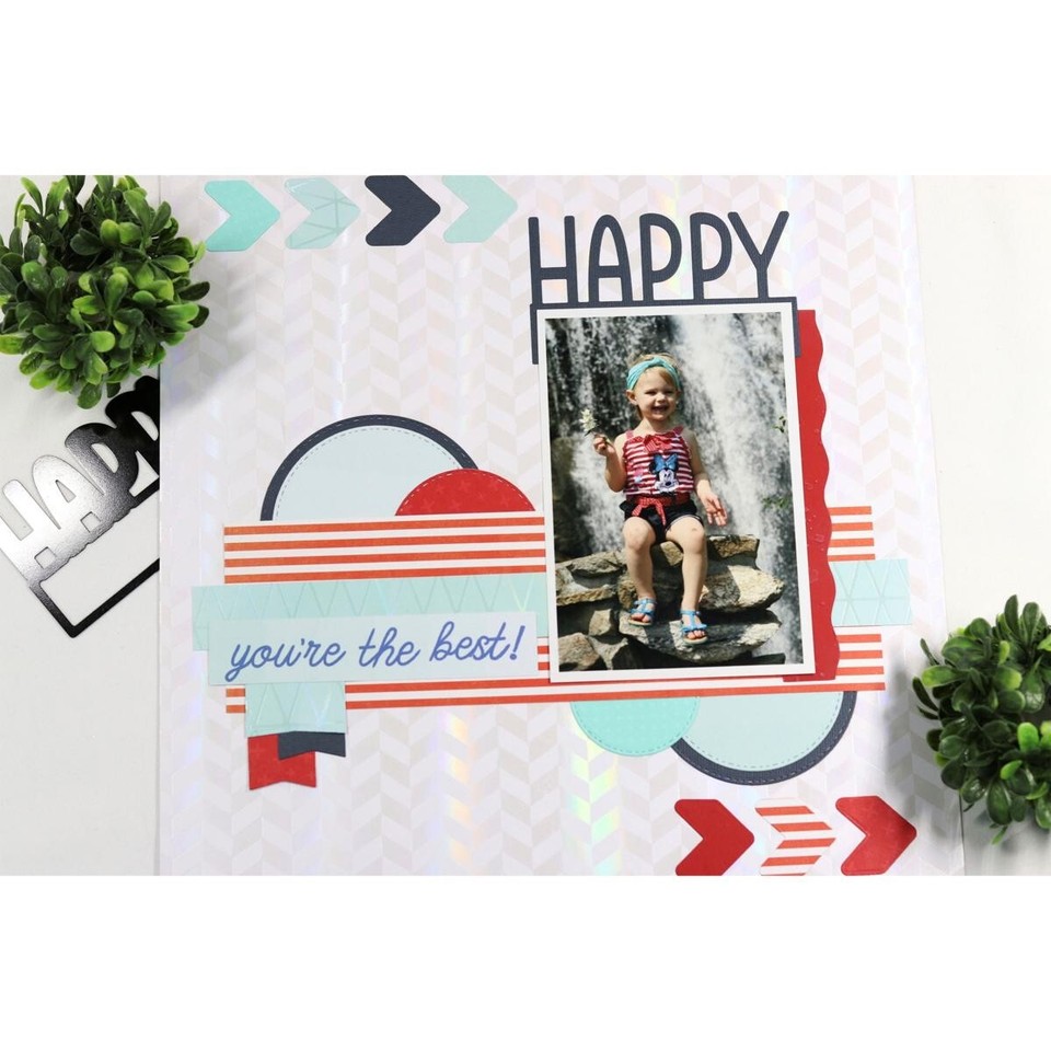 Diamond Press Border Sentiments Stamp and Die Kit New 830936 | eBay