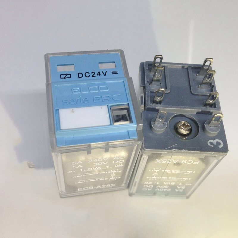 1Pc ELCO EC9-A25X 24VDC Relay 8Pins 5A 240VAC | eBay