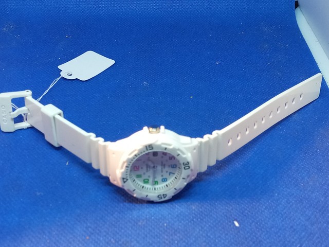 Women Casio Watch 3363 Lrw200h White Case Multicolor Dial 100m Easy to ...