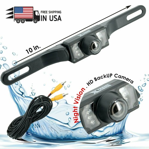 HD Wide Angle License Plate Car Rear View Waterproof Backup Camera ...