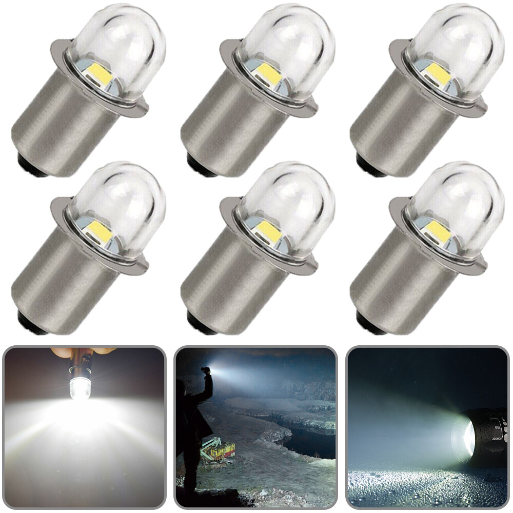 Replacement Light Bulbs For Flashlights P13 .5s E10 3w 3v 4 .5v 6v Led