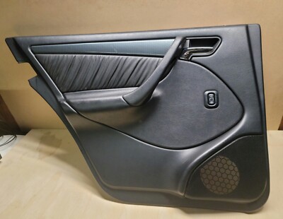 Mercedes W202 C280 c36 left passenger rear interior door panel black ...