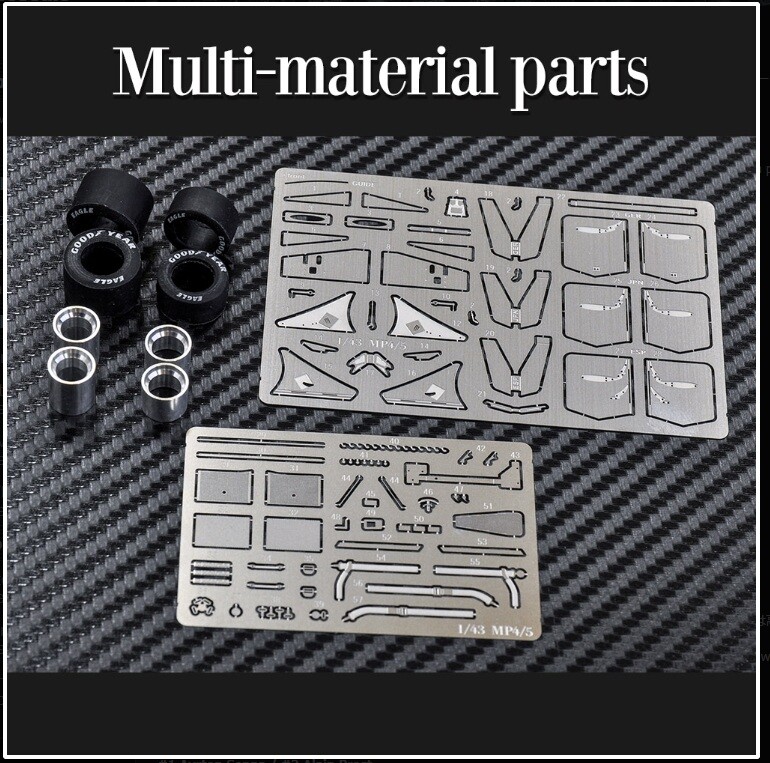 Model Factory Hiro 1/43 McLaren MP4/5 Multi-Material Kit A.Sena K810 ...
