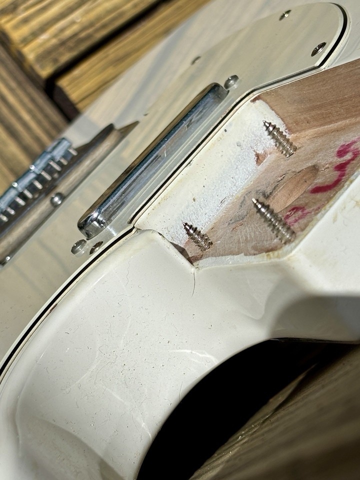 Fender Telecaster Body With Seymour Duncan La Brea Brad Paisley Pickups Polar Wt | eBay