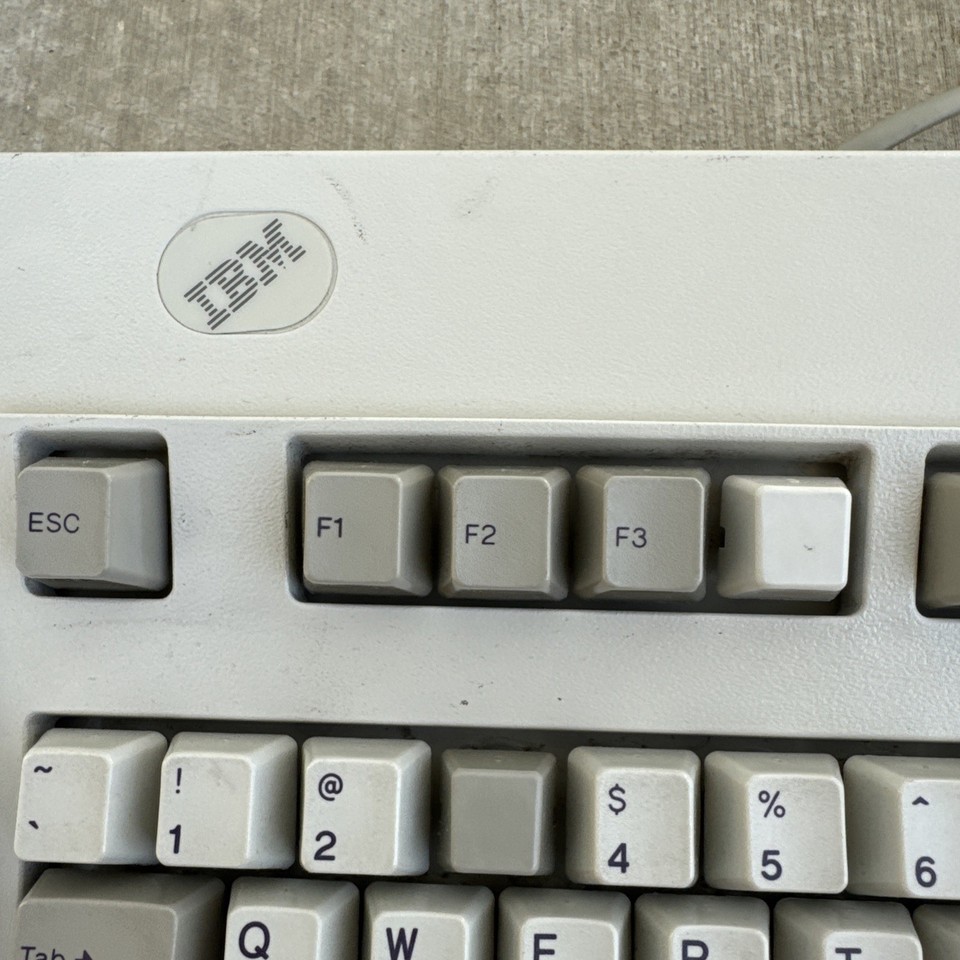 Vintage IBM Model M Clicky Mechanical Keyboard 1392595 QWERTY 3151 ...