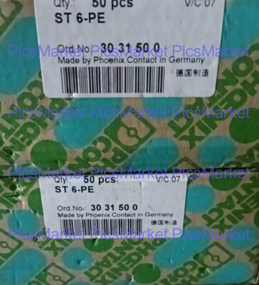 50pcs Phoenix Contact Ground terminal ST 6-PE 3031500 | eBay