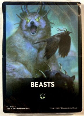 MTG Jumpstart Foundations J25 BEASTS Sealed Theme Deck Unplayed/Box ...