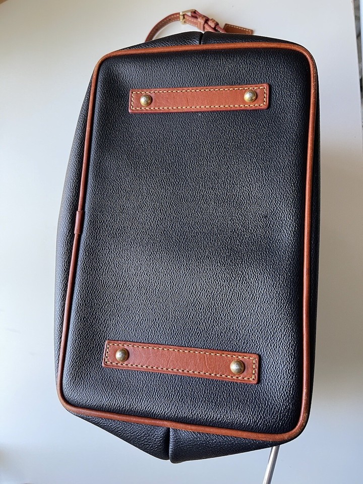 Dooney & Bourke Eva Coated Cotton Satchel - Black | eBay