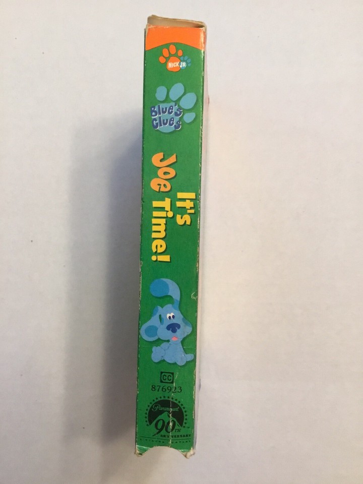 Blue’s Clues It’s Joe Time! Who’s Coming to Live w/ Blue? Nick Jr RARE ...