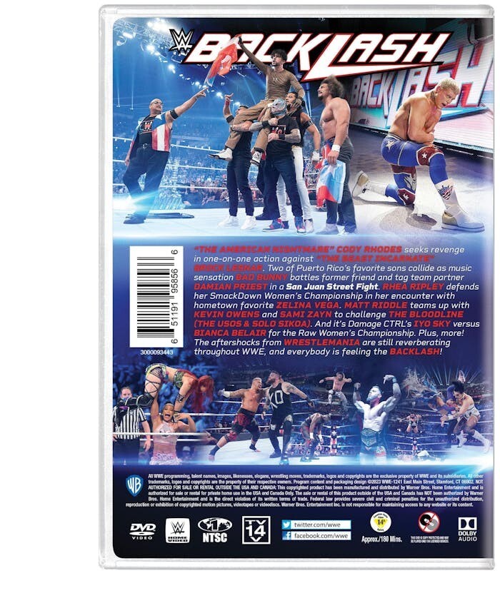 WWE: Backlash 2023 DVD 651191958566 | eBay