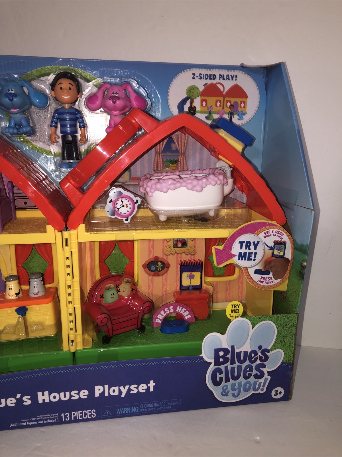Nickelodeon Blue's Clues and You! Blue's House Playset for sale online ...