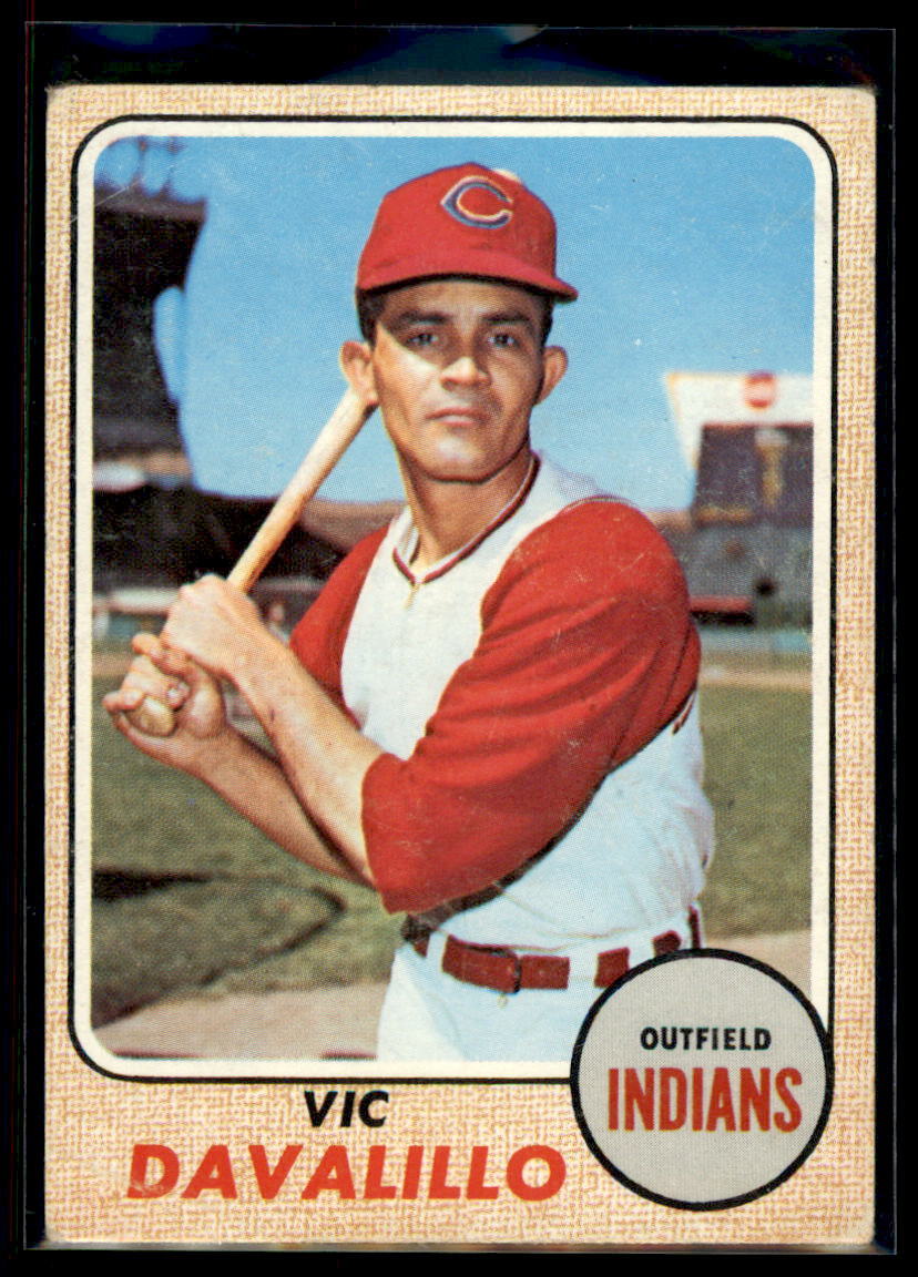1968 Topps Vic Davalillo #397 Cleveland Indians | eBay