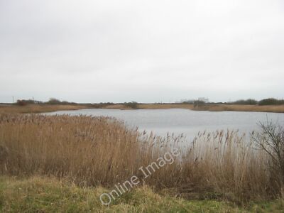 Photo 12x8 Lake in Denge Marsh Lydd This lake (one of many) is part of ...