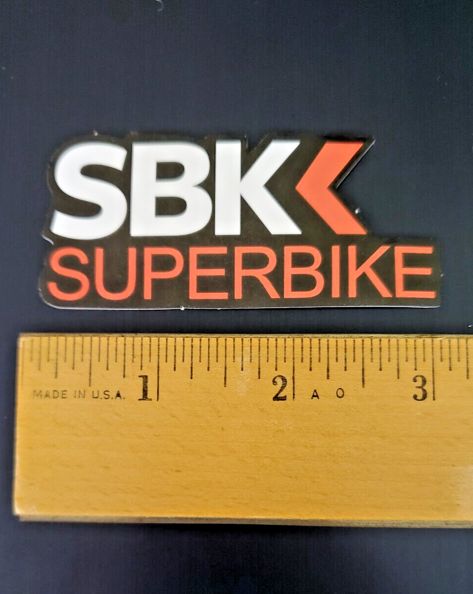SBK Superbike Sticker Vinyl Decal Racing BMX Motocross Motorcycle 3" X ...