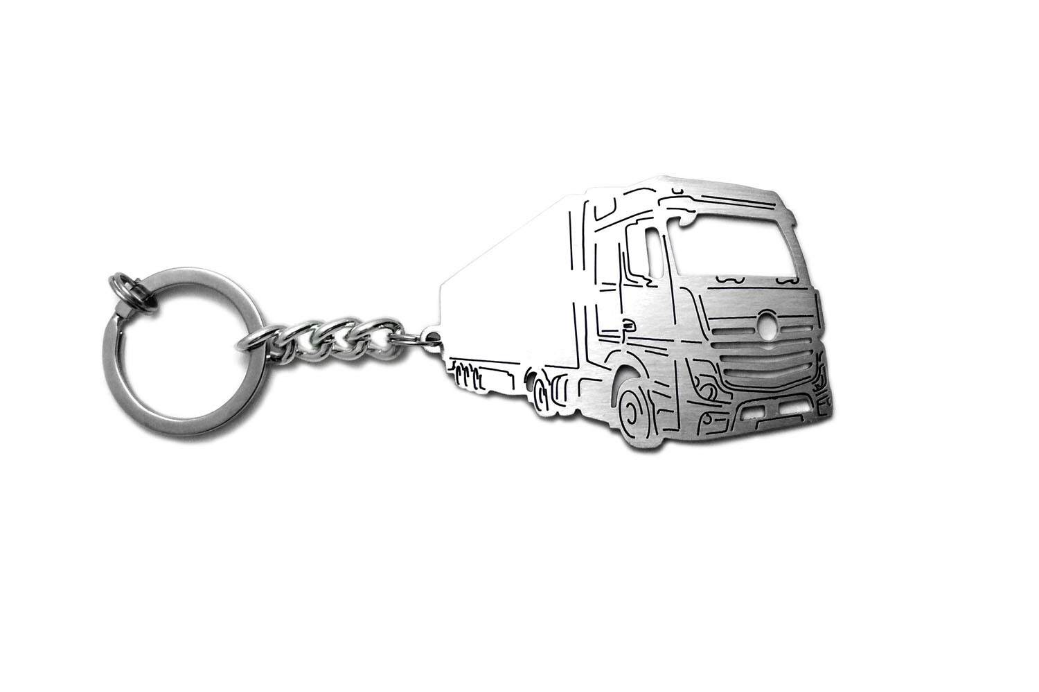 Stainless Steel Keychain Laser Cut Car Body Design Key fit Mercedes ...