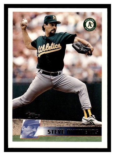 1996 Topps #176 Steve Ontiveros - Oakland Athletics | eBay