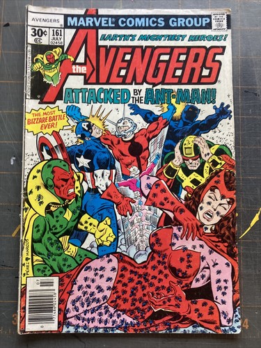 AVENGERS #161 Marvel Comics ANT-MAN Scarlet Witch GEORGE PEREZ 1976 | eBay