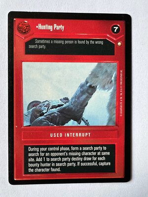 STAR WARS CCG HUNTING PARTY SPECIAL EDITION SWCCG SE FS Eligible Dollar ...