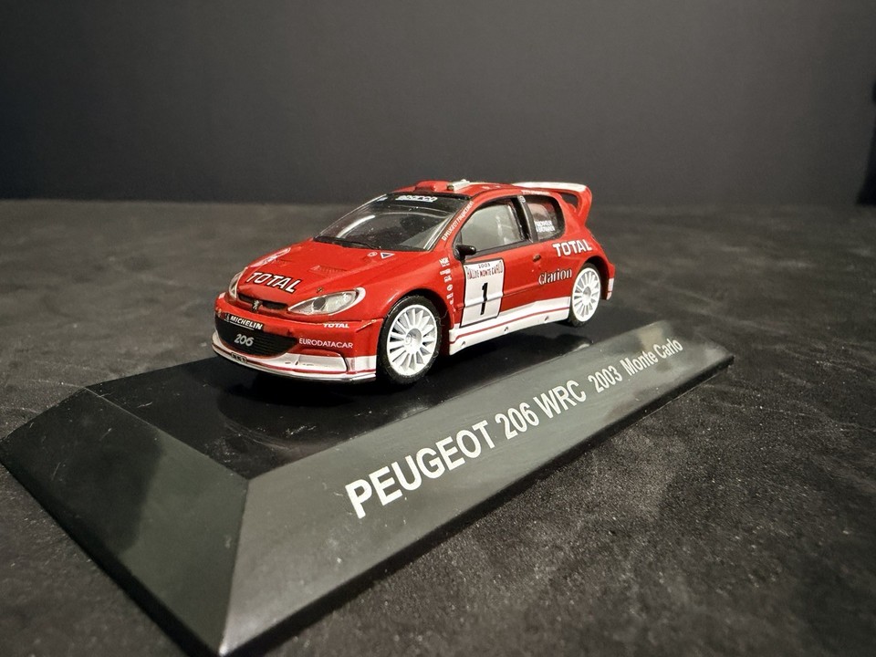 CMS Peugeot 206 WRC 2003 Monte Carlo 1:64 CM’s Diecast Rally #1 | eBay
