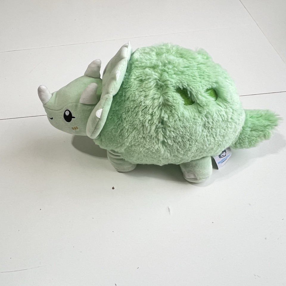 Squishable Dinosaur Mini Minty Kawaii Triceratops Toy Plushy 13x7” Fluffy | eBay
