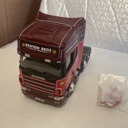 HEAVY HAULAGE CORGI SCANIA 124L 420 TRACTOR UNIT BENTON BROS BOSTON 1: ...