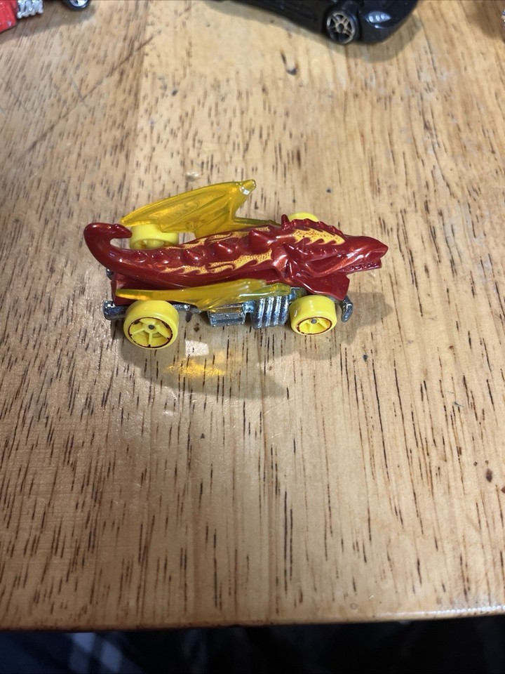 Hot Wheels Mattel Dragon Blaster Racecar 2009 MJ 1 NL 1186 Metal ...