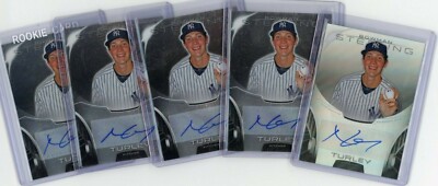 nik turley 2013 bowman sterling auto (one refractor 088/150) lot of 5 ...