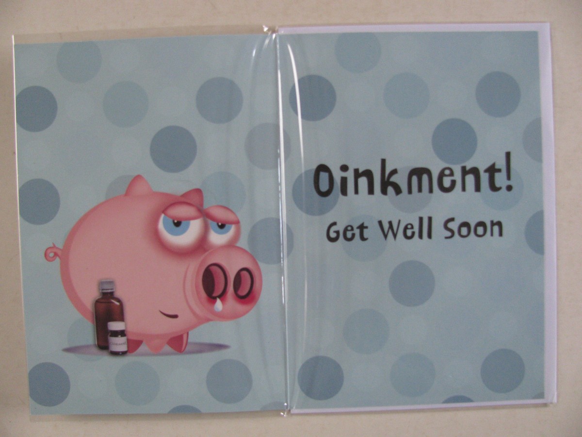 Period Cramps Get Well Card